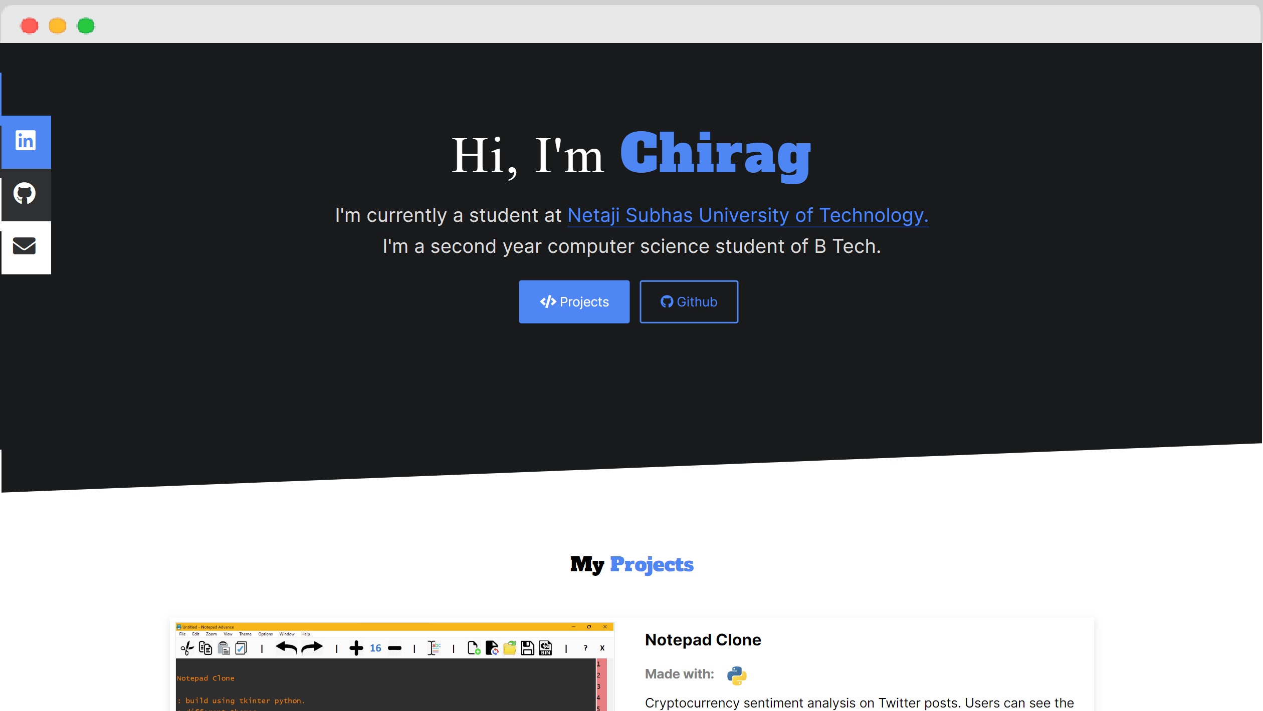 Chirag Saini | Student